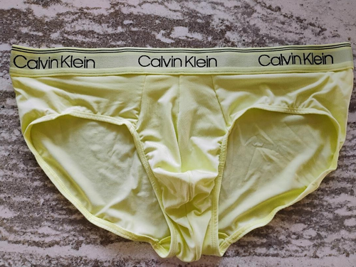 Calvin Klein Microfiber Stretch Men's Hip Brief Underwear Large MINT ...