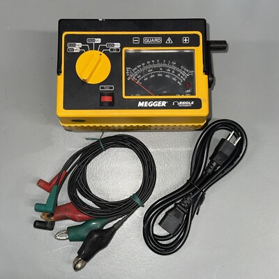 Biddle Megger Hand Cranked Insulation Tester 212359 | eBay