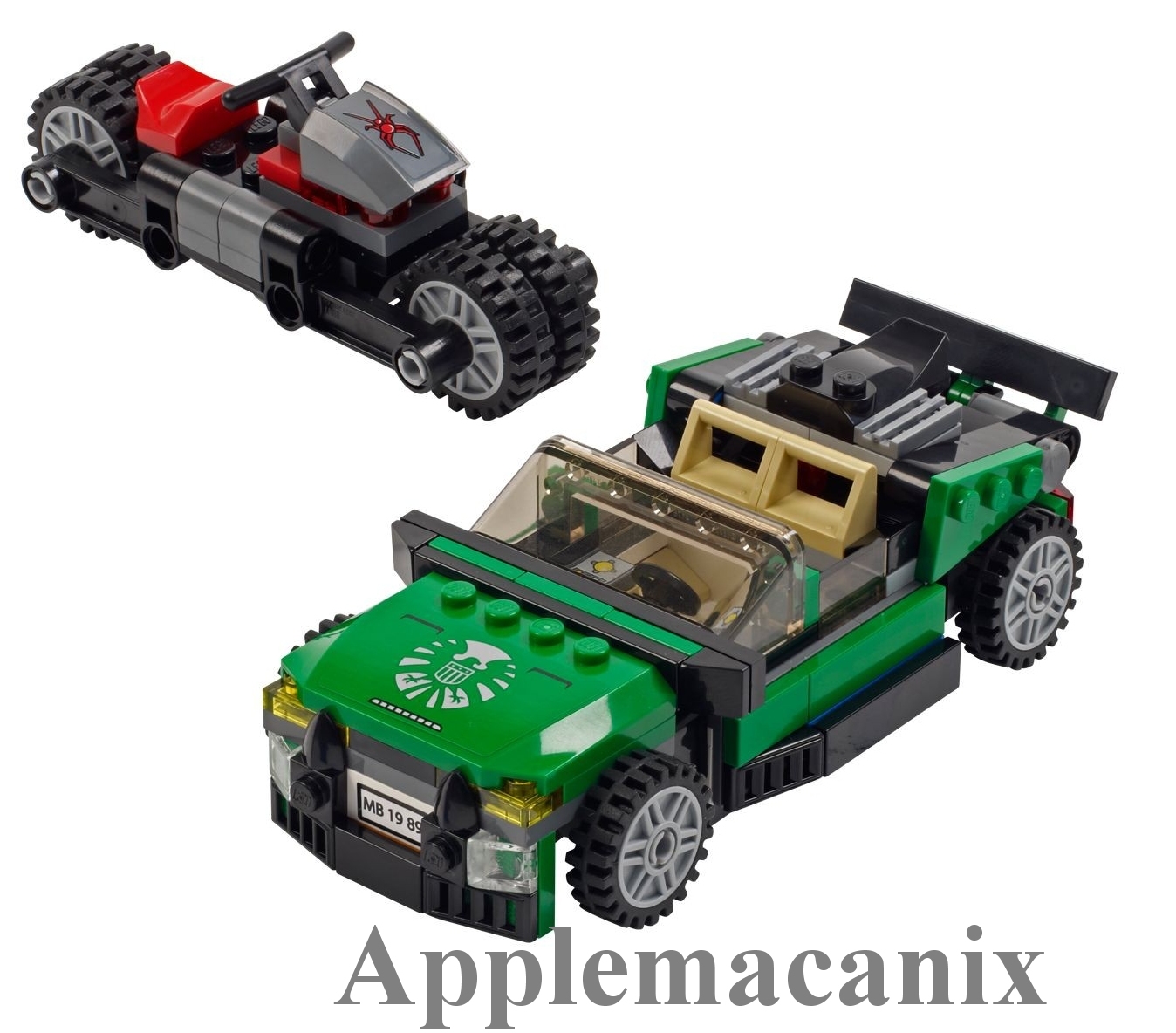 NEW LEGO SH 76004 Spider-Man Spider-Cycle Chase Set & manual - *NO ...