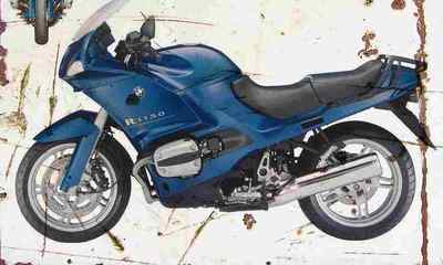 BMW R1150RS 2002 Aged Vintage SIGN A4 Retro | eBay UK