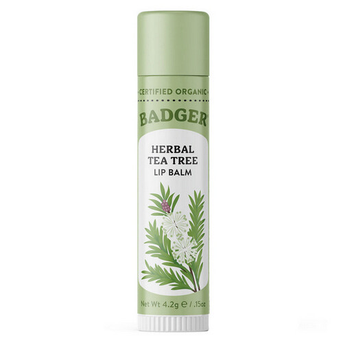 Classic Lip Balm Herbal Tea Tree .15 Oz by Badger balm 634084225013 | eBay