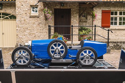 BUGATTI BABY II PUR SANG MODÈLE ALUMINIUM CHASSIS NUMBER 218 LITTLE CAR ...