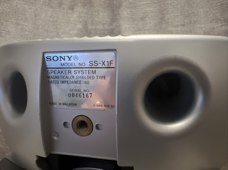 Sony SS-X1F Speakers for DAV-X1 Home Theater System w/ Cables - NO WOOFER | eBay