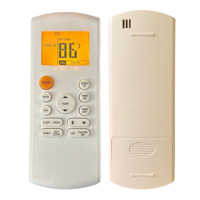 Remote Control For Pelonis Room Air Conditioner PAP14H1BWT PAP14R1BWT ...