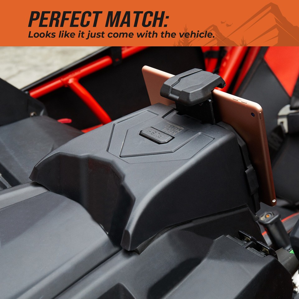 KEMIMOTO Tablet Electronic Device Holder w/ Storage For Can Am Maverick ...