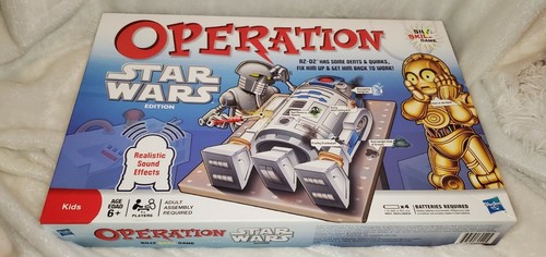 STAR WARS EDITION R2-D2 OPERATION BOARD GAME 2011 complete 653569645405 ...