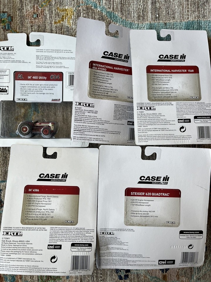 1/64 ERTL Case IH Tractor Bundle INTERNATIONAL 4586 4WD and More ...