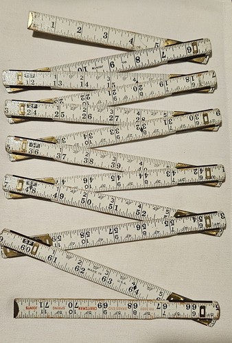 Vintage Craftsman 72” Metal/Aluminum Folding Ruler #3937 Good Condition ...