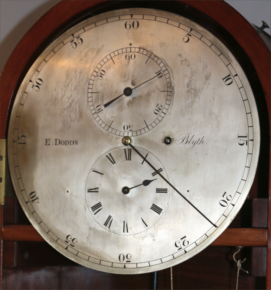 E. DODDS OF BLYTH NORTHUMBERLAND JEWELLERS REGULATOR LONGCASE CLOCK ...