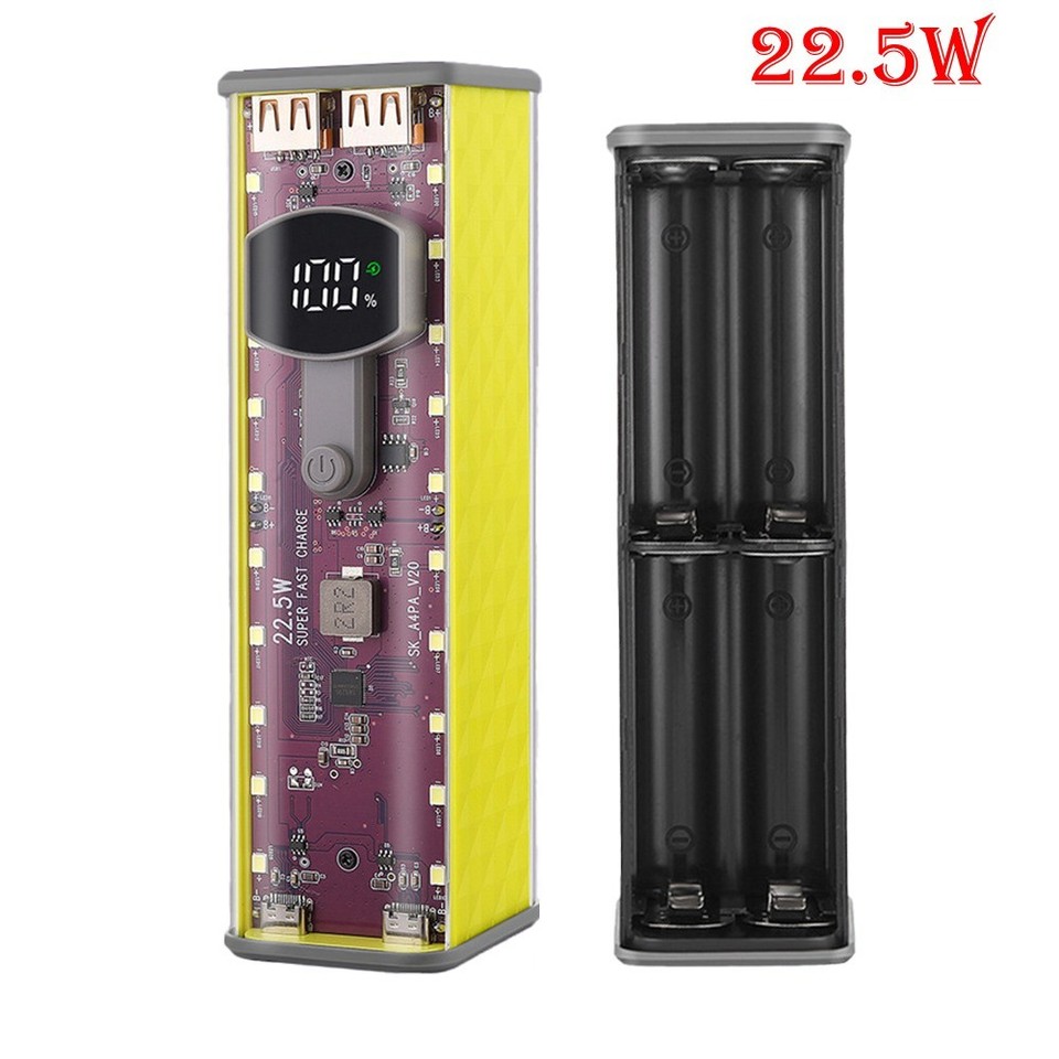 DIY Transparent Power Bank Case 22 5W with SolderFree Assembly ...