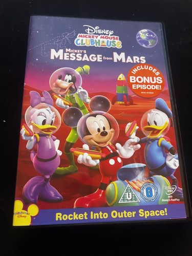 Mickey Mouse Clubhouse - Mickey's Message From Mars DVD 2010 Bonus ...