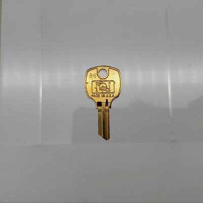 10x National CompX D8786 Key Blanks Brass 5 Disc for National Cabinet ...