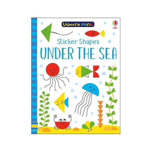 Usborne - Mini Books Sticker Shapes Under The Sea | eBay Australia