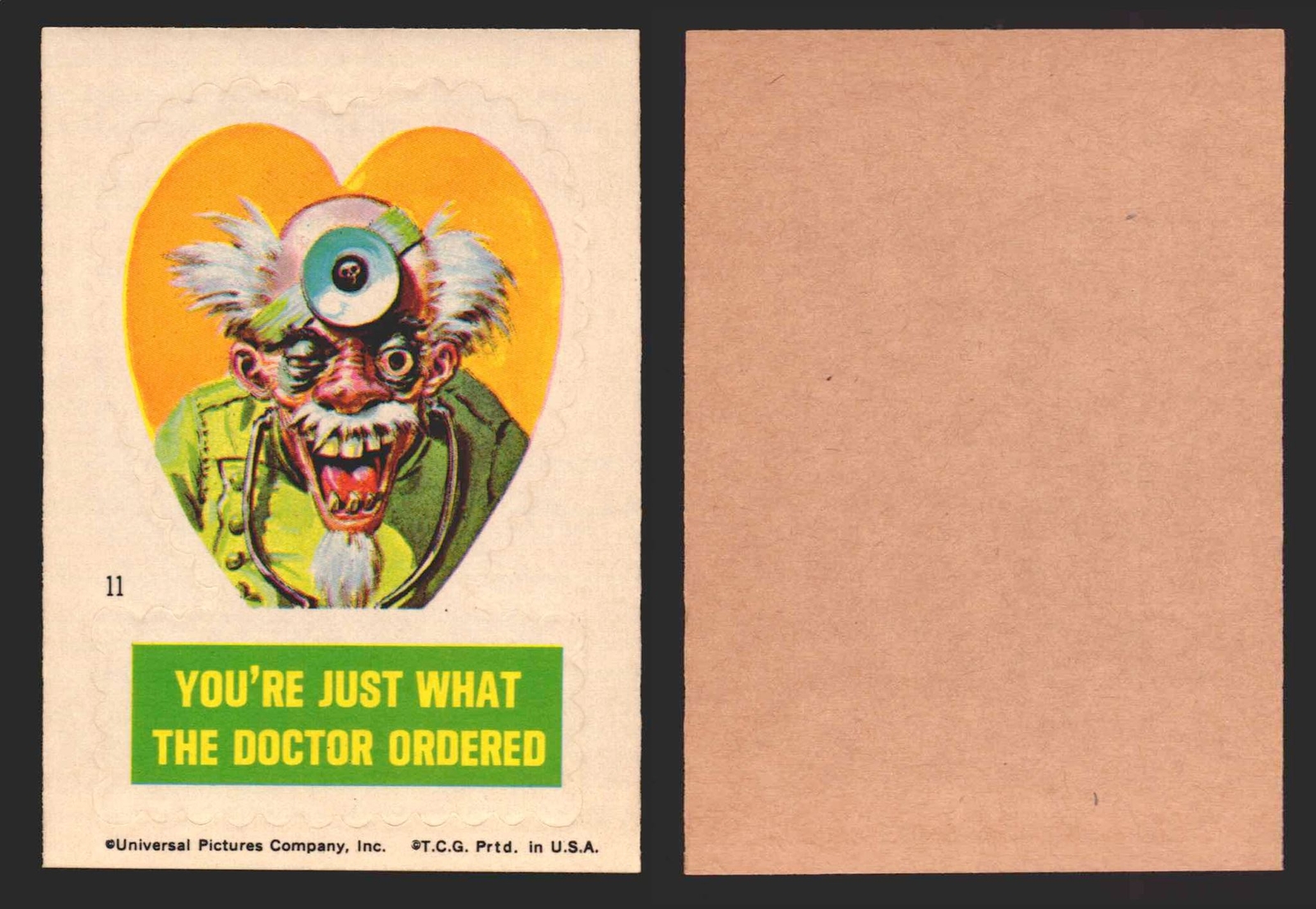 1966 Frankenstein Stickers Vintage Trading Cards You Pick Singles #1-44 ...