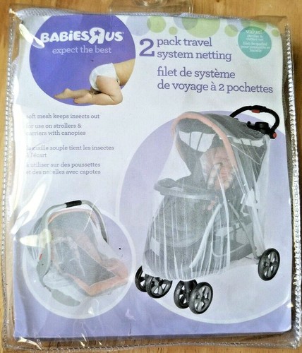 Babies R Us 2 Pack Stroller Jogger Baby Carrier Netting Insect ...