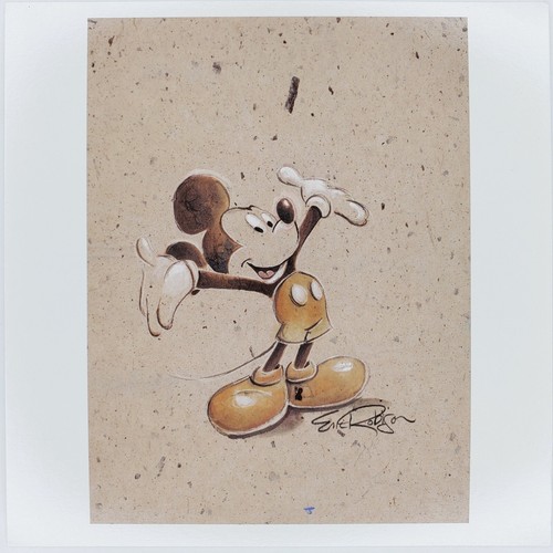 Mickey Mouse Postcard Eric Robison Disney 100 Mickeys Sepia Mouse ...