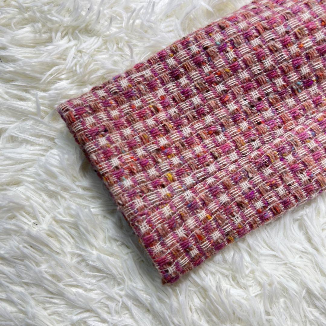 Chanel Mix Tweed Setup Coco Mark Button Lining Pattern - Gem