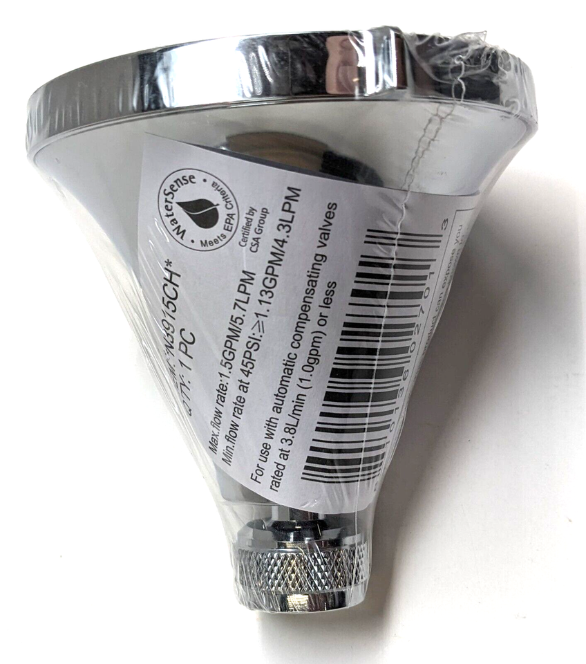 Niagara Conservation Earth Luxe 3 Spray Patterns 1.5 GPM Shower Head ...