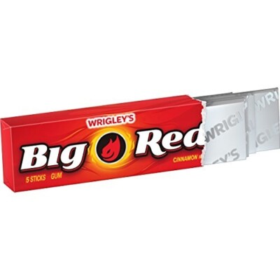 Wrigley's Big Red Chewing Gum 5 Sticks 10 Packs Free Shipping | eBay