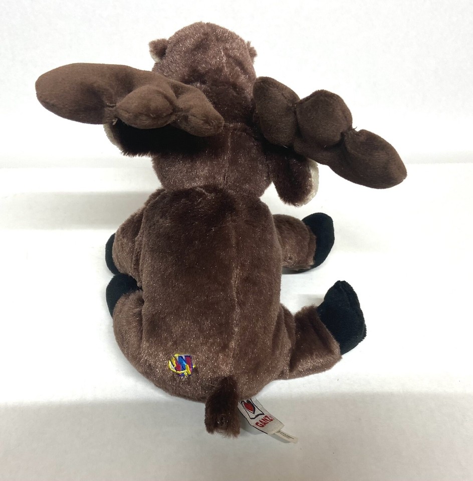 GANZ Webkinz Moose Plush HM375 - 10" Stuffed Animal Brown | eBay