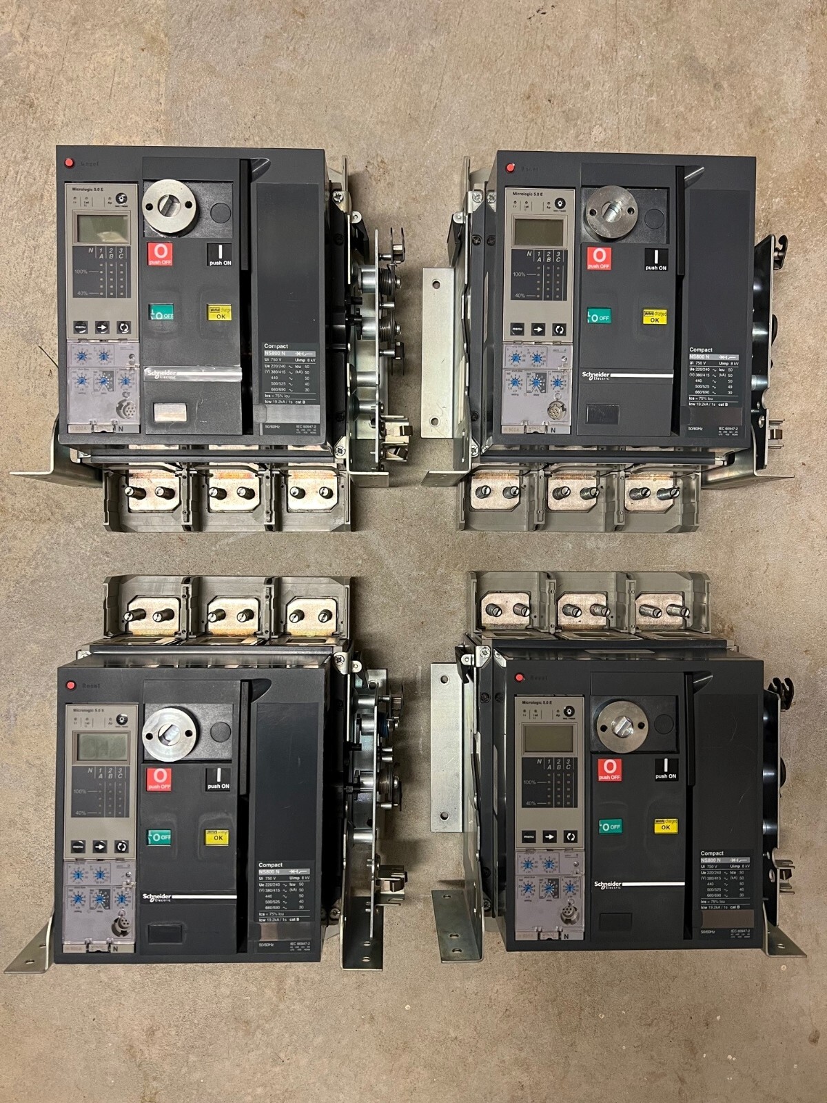 Schneider Compact NS800N 800A Circuit Breaker MicroLogic 5.0 *NEW* with ...