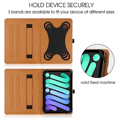 Universal Case for 7inch-8inch Tablet,Multi-Viewing Angels PU Leather ...