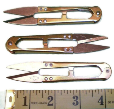 New 3 pcs. sewing thread nippers snippers trimming scissors first aid ...