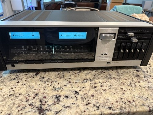 JVC JR-S300 AMFM Stereo Receiver Graphic Equalizer tested, in working ...