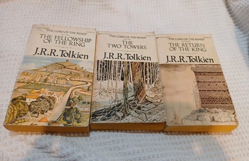 Vintage 1973 J.R.R. Tolkien Lord Of The Rings 3 Paperback Books | eBay