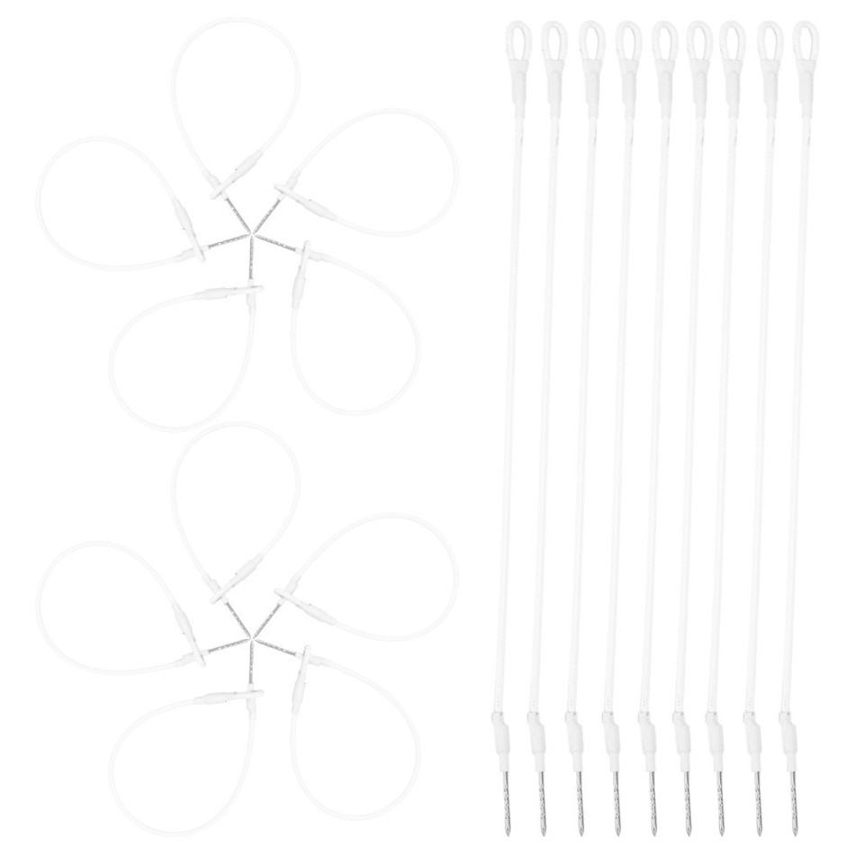 50 Pcs Tag String Clothes Clothing Fasteners for Boutique Garment Tags ...