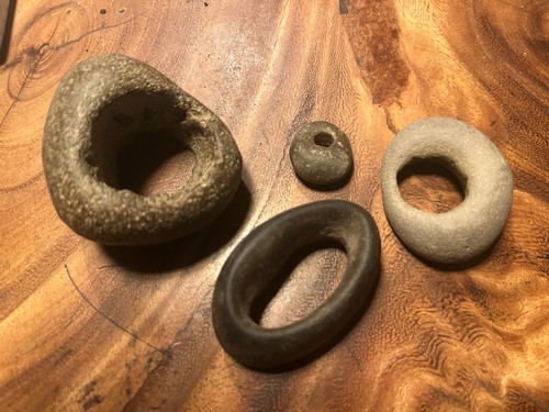 Native American Indian Stone Net Weights Artifact Pacific Northwest ...