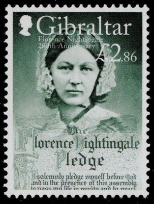 GIBRALTAR 1749 - Florence Nightingale "Nurse" (pc39671+) | eBay