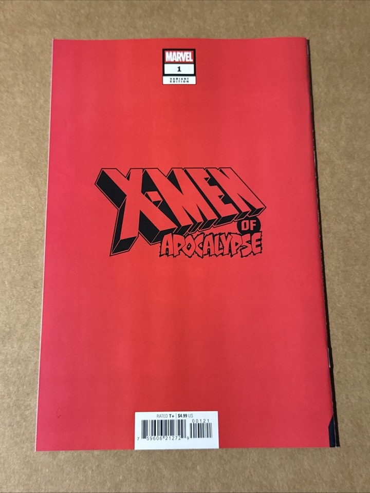 X-MEN OF APOCALYPSE #1 JTC NEGATIVE VARIANT MARVEL COMICS 2025 GAMBIT ...