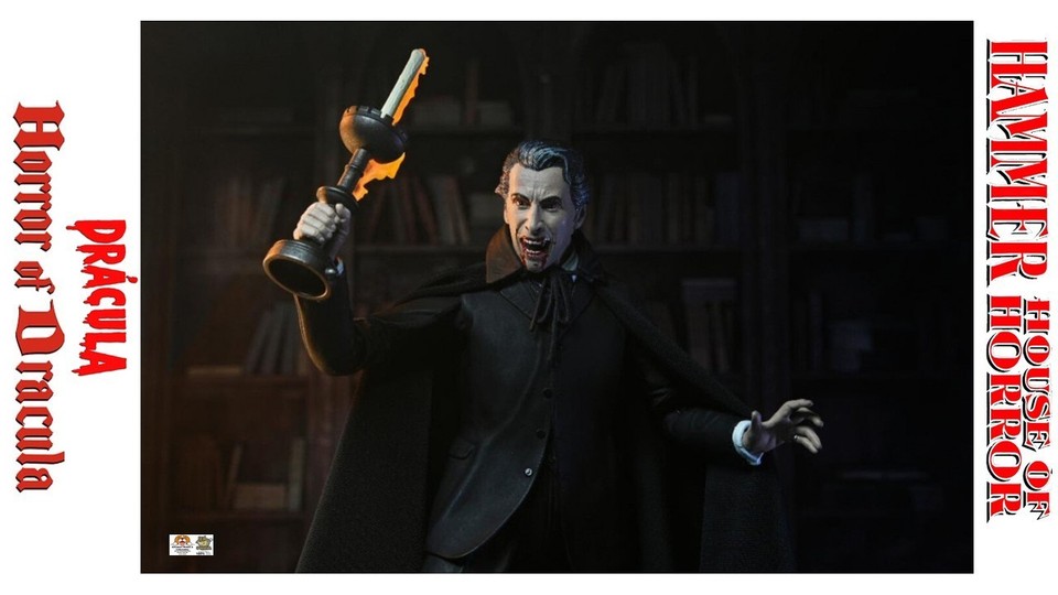 Dracula 1958 Hammer House of Horror 18cm scale action figure by NECA ...