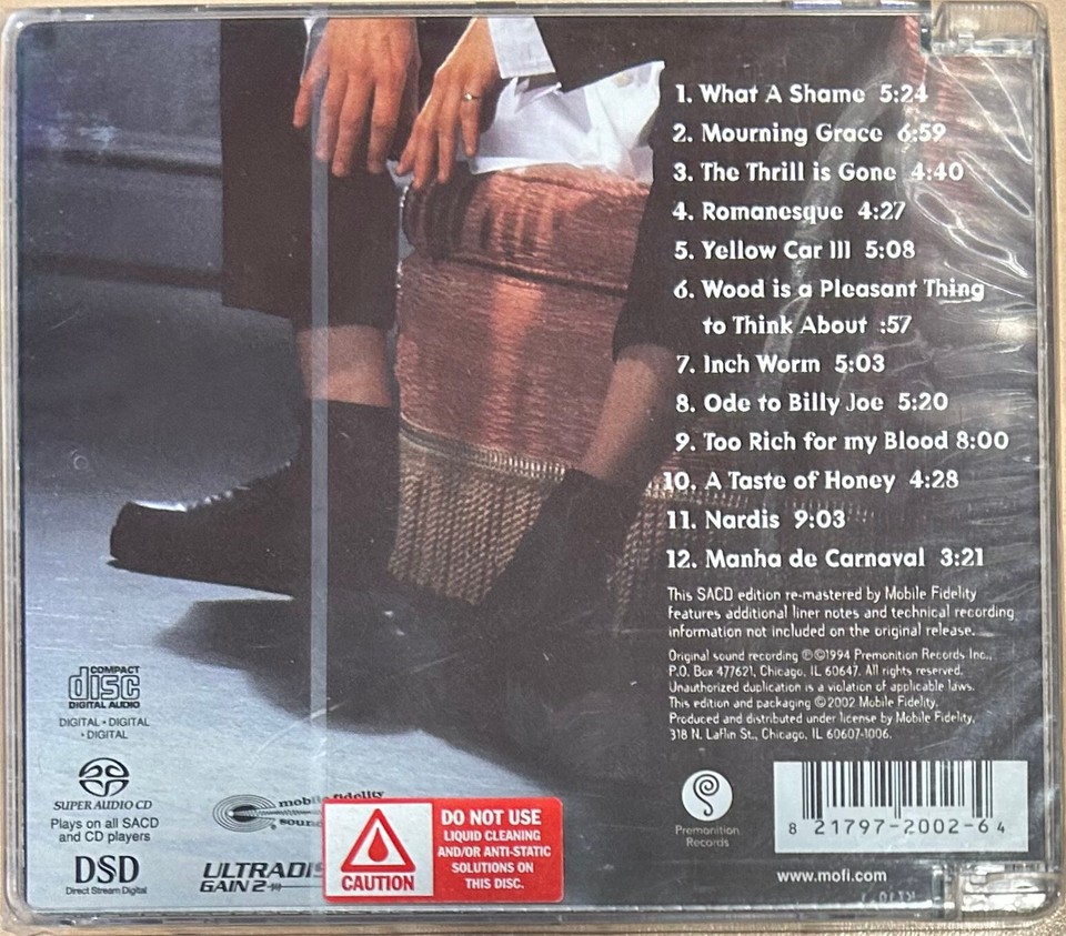 MFSL MOFI Hybrid SACD UDSACD-2002: PATRICIA BARBER - Cafe Blue - 2002 ...