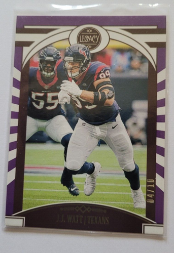 2020 panini legacy violet #26 jj watt houston texans 4/10 | eBay