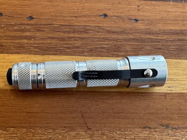 Surefire E2 Executive Clear Tear Drop Head Flashlight Rare Vintage "SAMPLE" | eBay