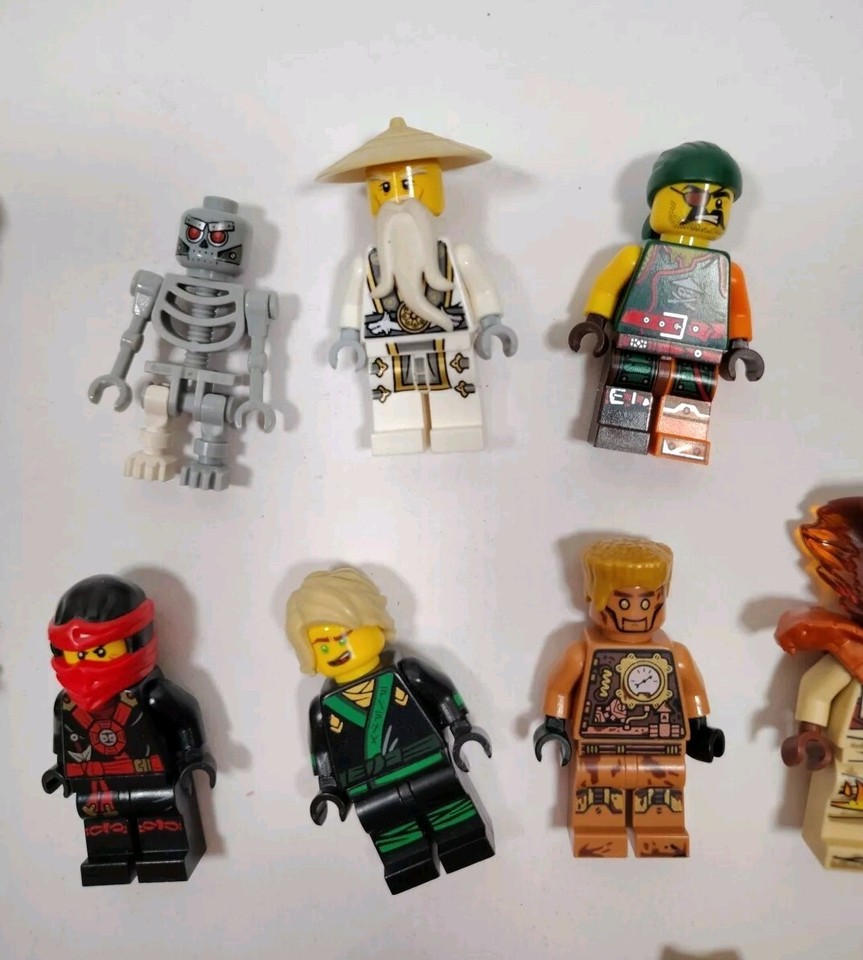 Lego Ninjago 19 Minifigures Lot No Cracks Authentic Good Condition Zane ...
