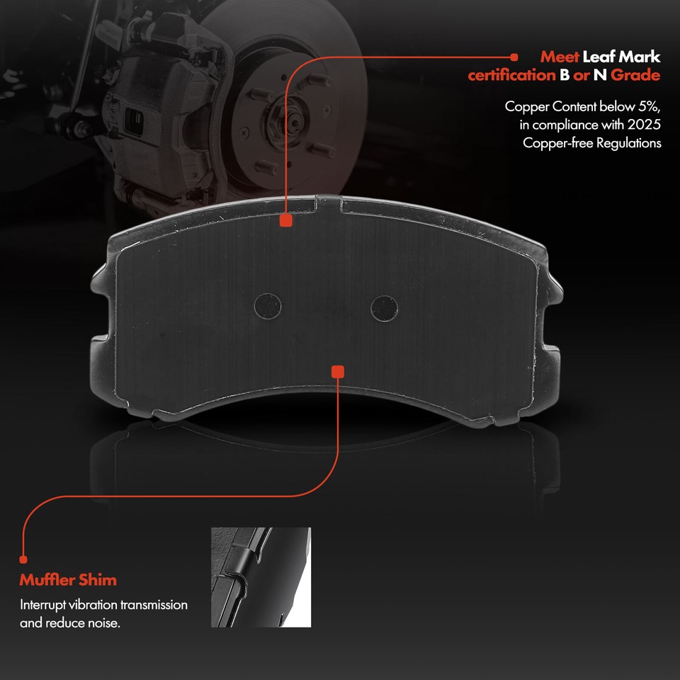 Front Side Disc Brake Rotor & Ceramic Brake Pad for Mitsubishi Lancer ...