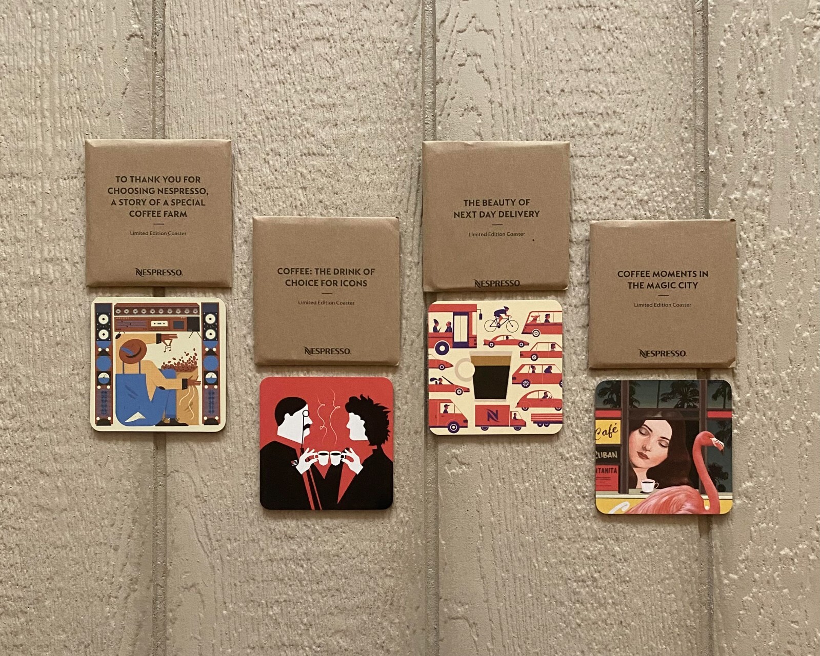 Nespresso Limited Edition Designer Coasters Set of 4 New | eBay