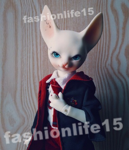 1/6 bjd doll FOX dolls free eyes with face make up resin toy - White ...