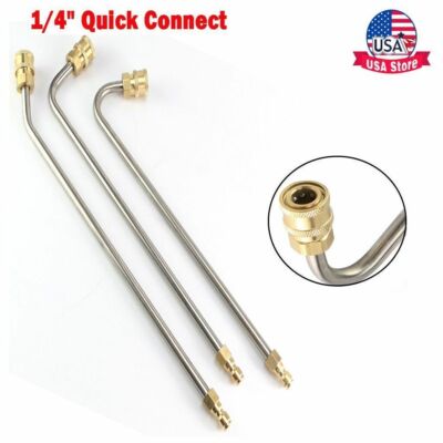 High Pressure Rod Washer Extension Gutter Rod Cleaner Wand Attachment ...