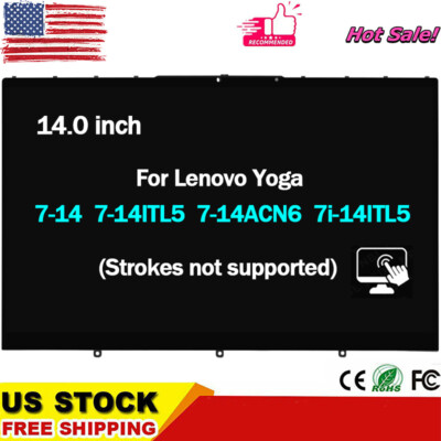 FHD LED LCD Touch Screen Replacement for Lenovo Yoga 7 14 82N7 82LW ...