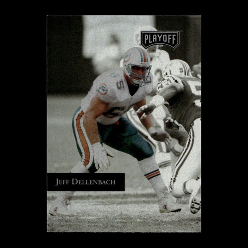 Jeff Dellenbach 1992 Playoff Miami Dolphins #36 R323A 51 | eBay