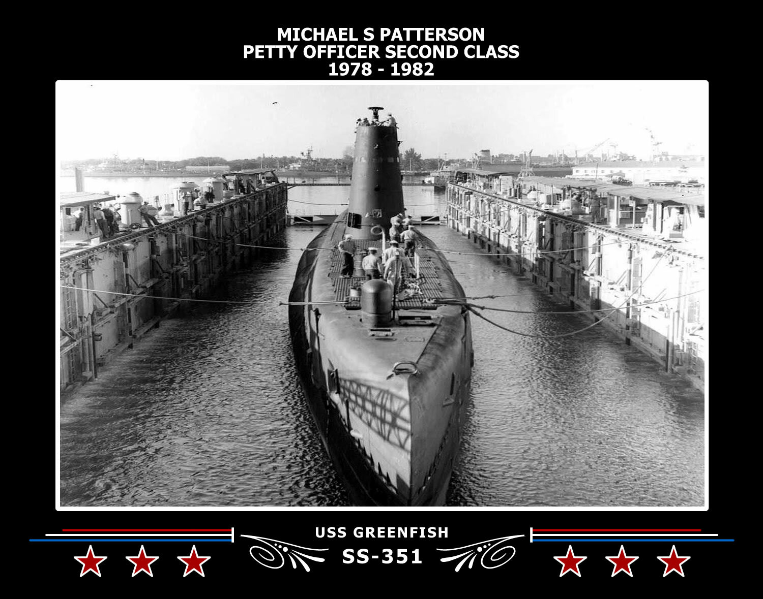 Navy Emporium USS Greenfish SS-351 Canvas Photo Print 144SS351 | eBay