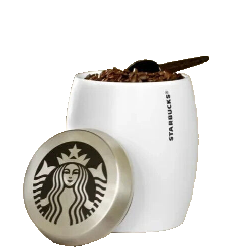 Starbucks Canister Coffee Jar Ceramic MIC 2011 24 oz Collectible ...