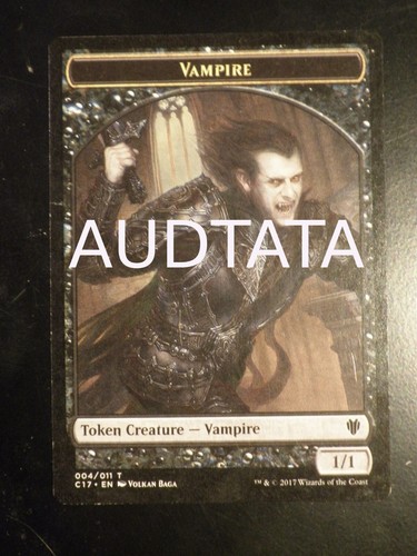 mtg magic Token zombie 2/2 Vampire black 1/1 ENGLISH commander 2017 | eBay