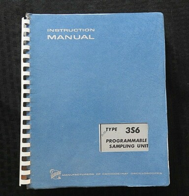 Manuals & Books - Sampling Unit