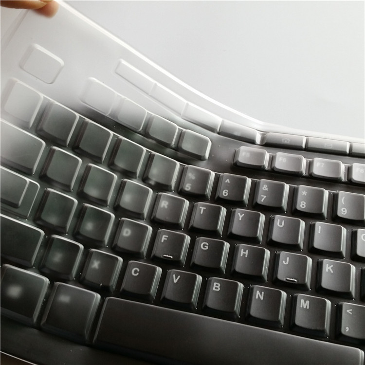 Clear Silicone Keyboard Protector Skin Cover for DELL KB212-B KB4021 ...