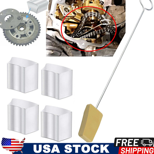 For Ford 5.4L 4.6L Cam Phaser Lock Out Repair Kit + Timing Chain Wedge ...